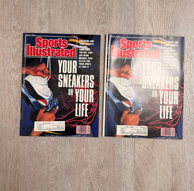2 x Sports Illustrated Magazine May 14, 1990 Your Sneakers Or Your Life ...