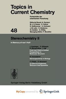 Stereochemistry Ii by Houk Kendall N. Houk (English) Paperback Book ...