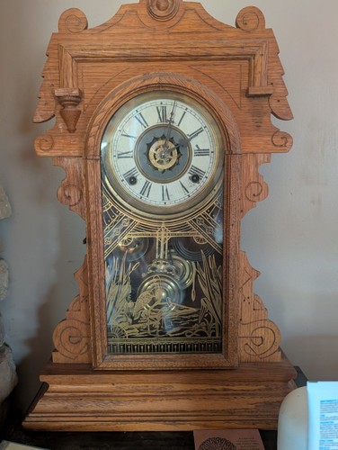 Heron Mantle Clock | eBay