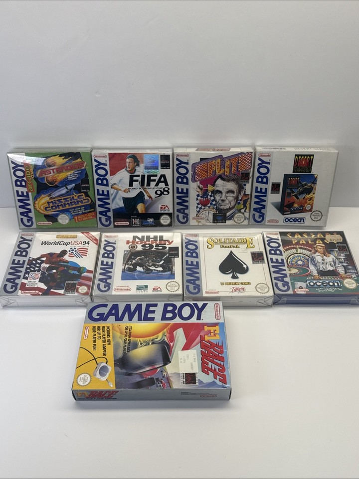 Nintendo Game Boy Dmg Collection RARE Games Boxed Complete CIB X 75 VGG ...