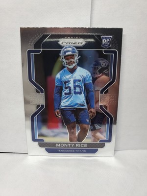 2021 Panini Prizm Rookie Monty Rice Tennessee Titans #420 | eBay