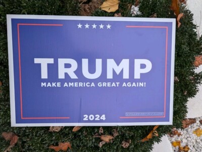 Authentic Donald Trump Campaign Sign Used In Georgia- Own A Piece Of ...