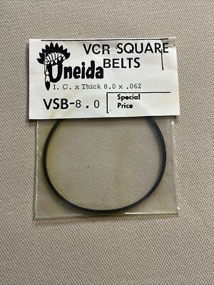1 Ea ~ VSB-8.0 ~ Oneida ~ VCR Square Belt ~ IC: 8.0" THK: 0.062" ~ NOS ...