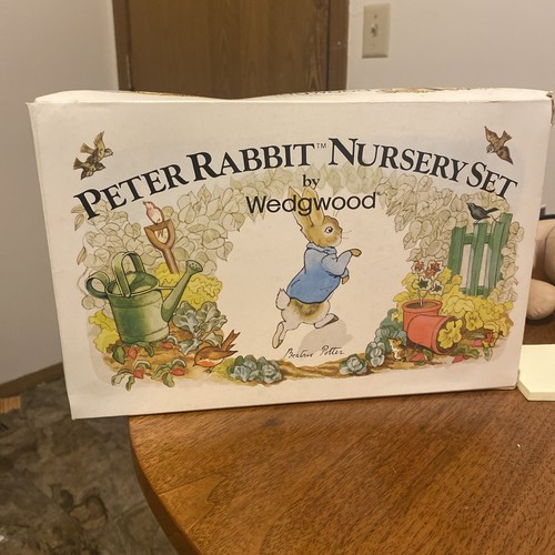 Peter Rabbit 3 Piece Nursery Dish Set Beatrix Potter Original Box ...