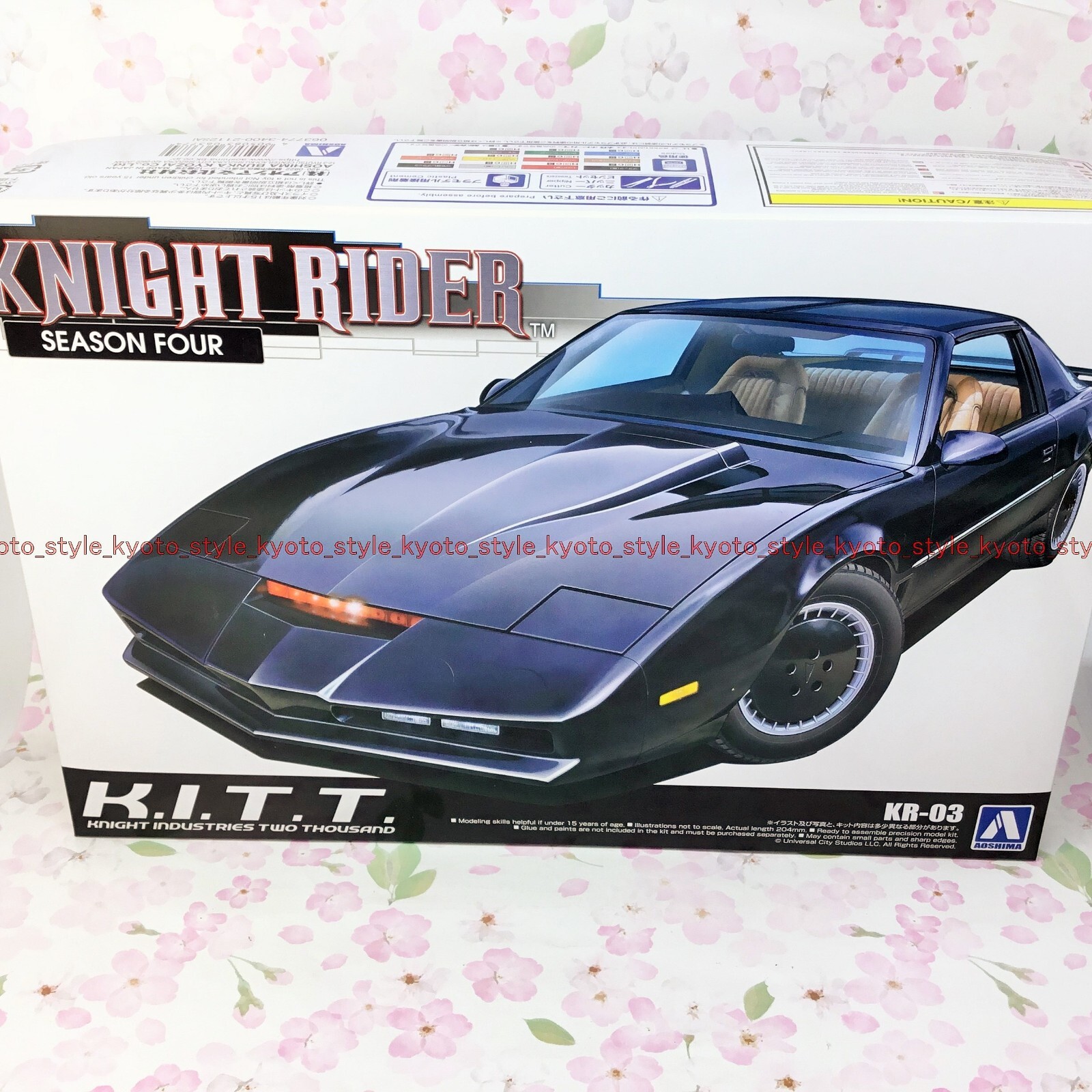 Aoshima 1/24 KR-03 KNIGHT RIDER KNIGHT 2000 K.I.T.T. SEASON FOUR IV Kit ...