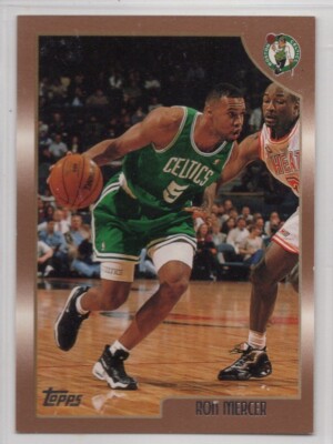 1998 Topps Ron Mercer Boston Celtics Complete NBA Record No 104 | eBay ...