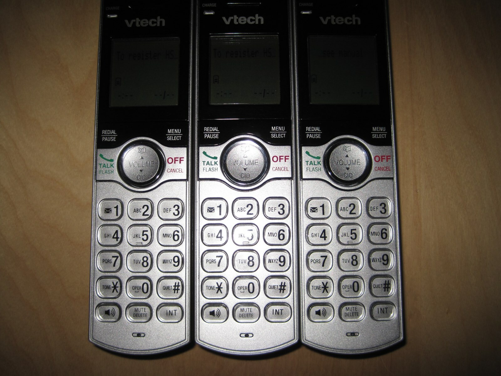 Lot of 3 Vtech CS6929-3 Cordless Expansion Handset Phone | eBay