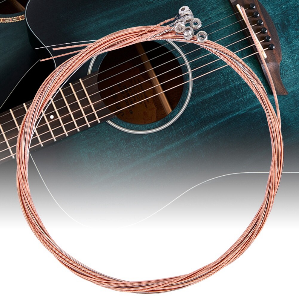 Folk Acoustic 6-string Steel Strings Copper Brass Strings Musical ...