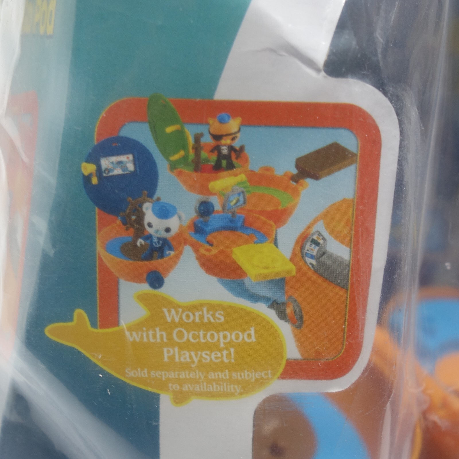Octonauts Captain Barnacles' On The Go Pod Fisher Price Playset New ...