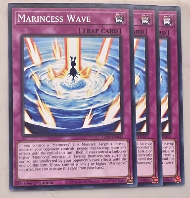 Yugioh x3 Marincess Wave LED9-EN045 Common 1st Edition | eBay