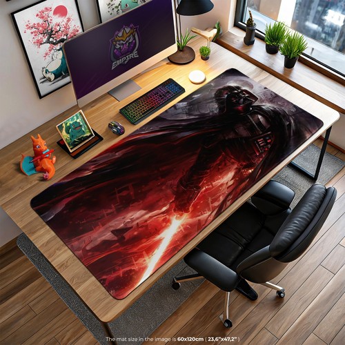 Darth Vader Sith Lord Desk Mat - Star Wars Gaming Mouse Pad, Epic ...