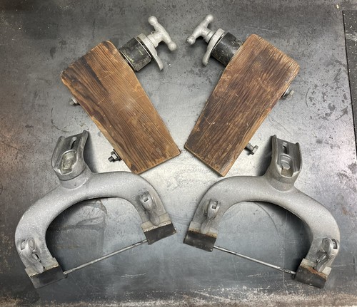 Vtg Old Quik N Easy Metal Roof Rack Mounts Towers Pair Car Auto Parts ...