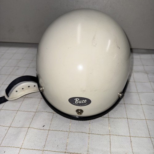 Vintage 50s 60s Buco Traveler Motorcycle Crash Half Helmet Adjustable ...