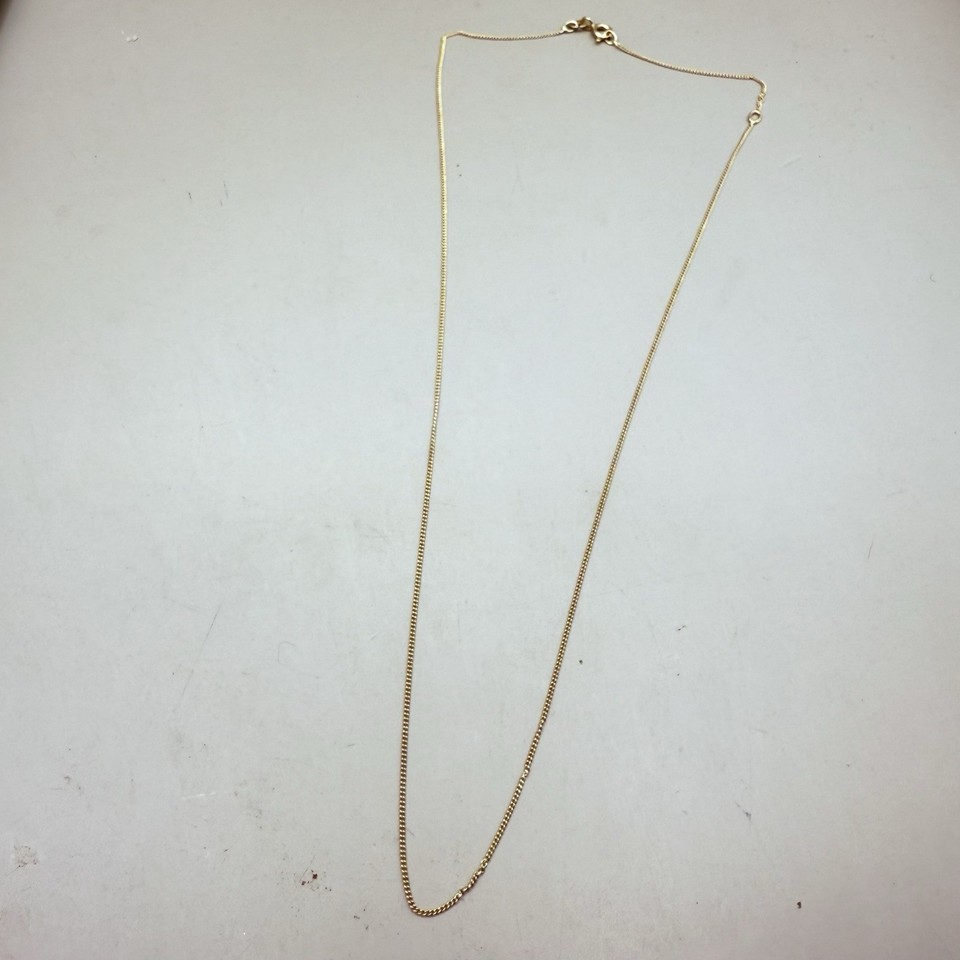 Brand New Unworn 9K Yellow Curb Chain (Size - 44cm | eBay UK