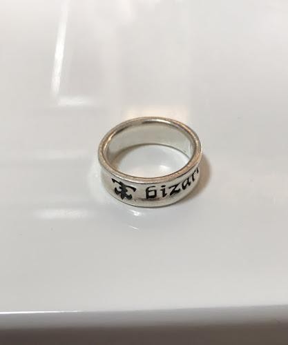 Bizarre Silver Ring US9.5 Simple Design | eBay