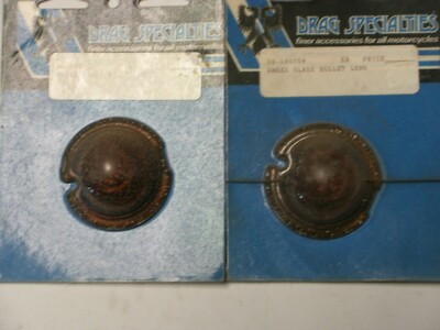 Amber Glass Bullet Light Lenses | eBay