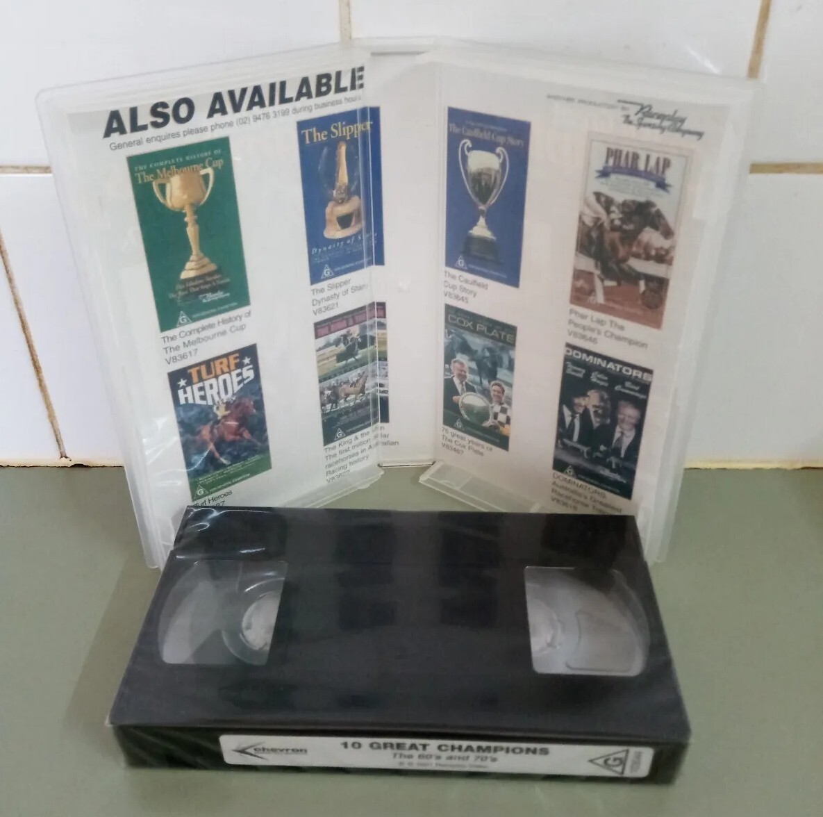 TEN GREAT CHAMPIONS OF THE 1960s + 1970s - FACTORY SEALED PAL VHS ...