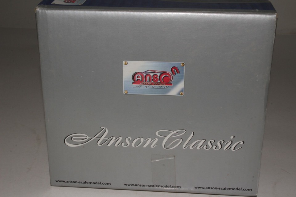Anson 1947 Cadillac Series 62 Convertible Grey 1:18 Scale Diecast | eBay