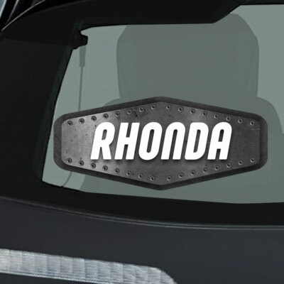 Rhonda Name Sticker Decal 3.5x8 inc | eBay