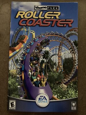 Theme Park Roller Coaster (Sony PlayStation 2, 2000) PS2 Instruction ...