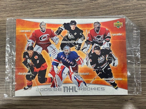 2005-06 Upper Deck NHL Rookies JUMBO Card Ovechkin Crosby Lundqvist ...