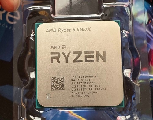 AMD Ryzen 5 5600X R5-5600X CPU Processor 3.7-4.6GHz 6CORE 12Thr Socket ...