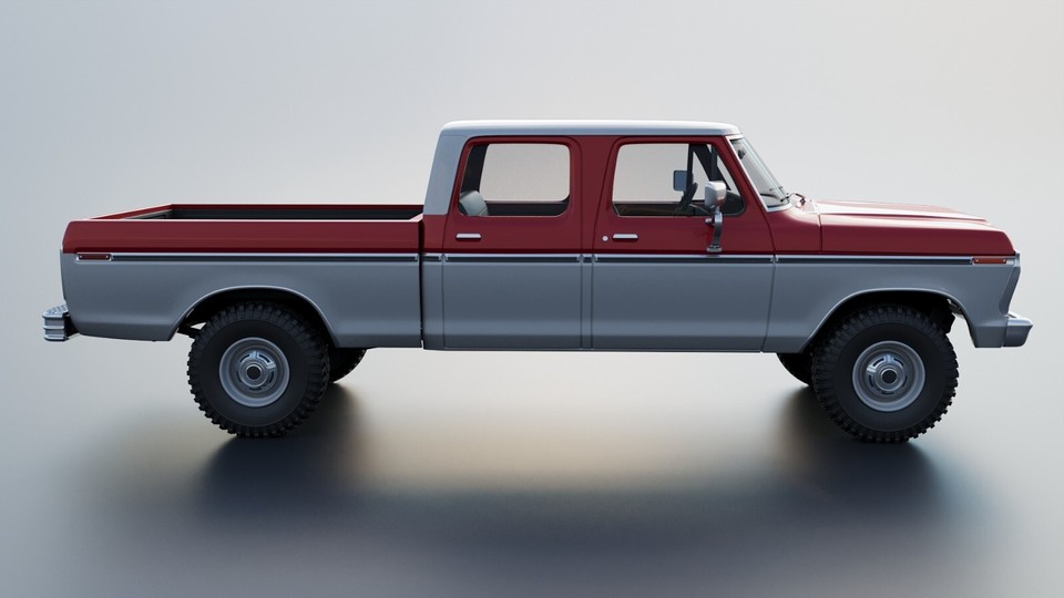 1974 Ford F250 Crew Cab Pickup Model Kit - 1/24 - 3D Printed | eBay