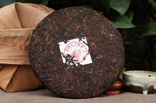 Yun Nan Qi Zi Bing Cha 2016 Yunnan Menghai Lang He 8451 Puer Puerh Ripe ...