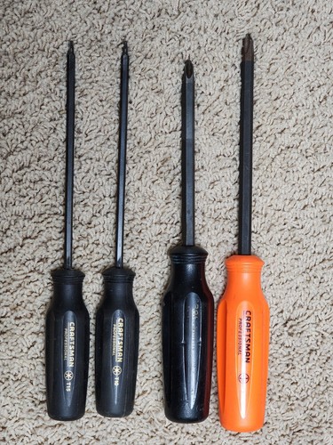 Craftsman Professional WF J & K Phillips Screwdrivers & WF Q Torx ...