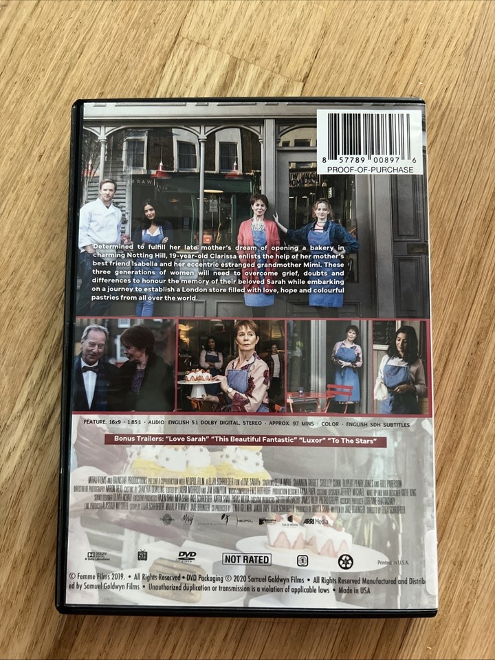 Love Sarah (DVD) Celia Imrie Shannon Tarbet Shelley Conn Rupert Penry ...