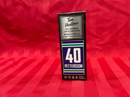 2021 Tim Hortons Superstar Collectable Sticks #40 Elias Pettersson ...