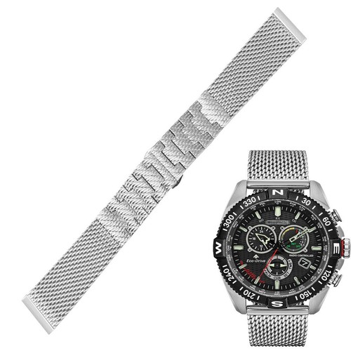 Mesh Stainless Steel For CITIZEN Navihawk JY8035-04E U680-S087881 Watch ...