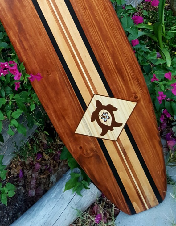 Turtle Surfboard Wall Art | Hawaiian beach decor | surf board 5C | eBay