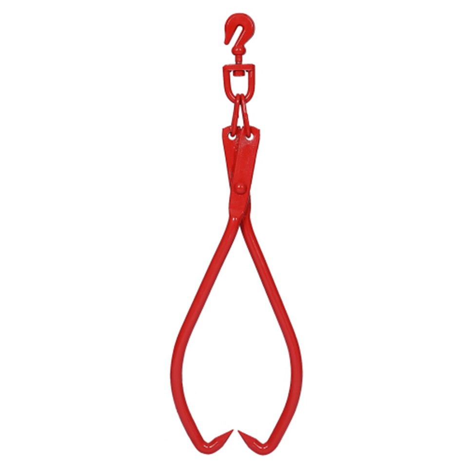 32in Log Lifting Tongs Heavy Duty Grapple Timber Lifting Handling ...