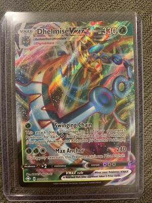 Dhelmise Vmax 010/072 Shining Fates- NM/MINT Ultra Rare Full Art ...
