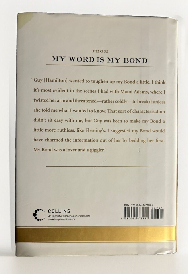 My Word is My Bond - Roger Moore SIGNED | eBay