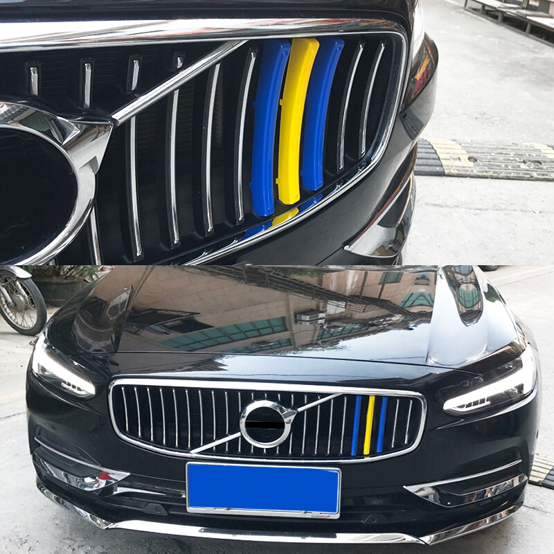 3x 2 Color Car Front Center Grille Grill Cover Trim Fit For VOLVO XC90 ...