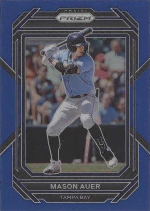 2023 Panini Prizm - Mason Auer #123 Blue Prizm /149 (RC) for sale ...