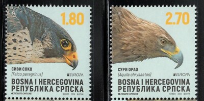 2019 Bosnia Herzegovina (Serbian Post) Europa CEPT MNH Birds | eBay