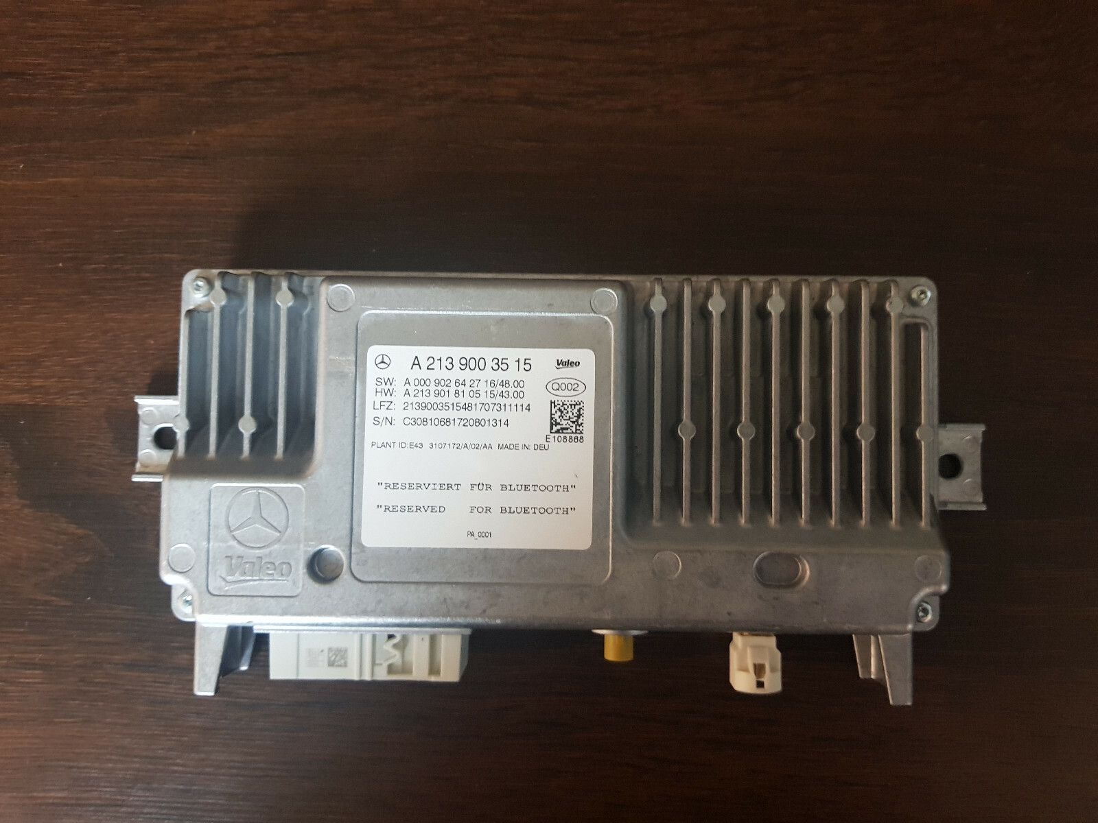 MERCEDES BENZ E CLASS W213 REAR REVERSING CAMERA CONTROL ECU UNIT ...