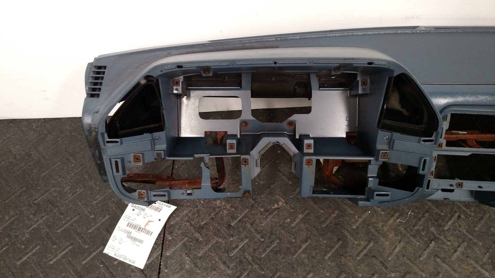 1988 FORD F150 CORE BARE DASH DASHBOARD PANEL BLUE | eBay