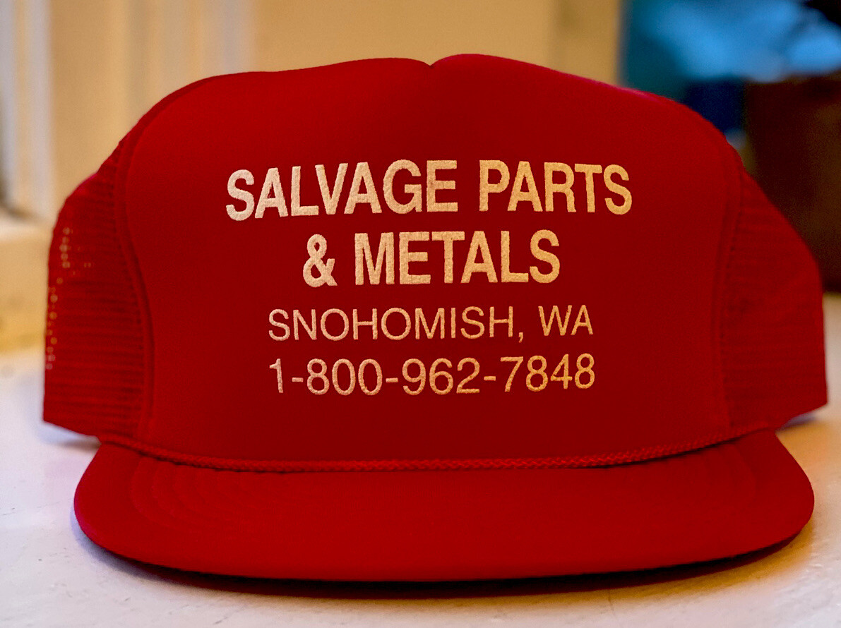 Vintage Salvage Parts + Metals Trucker Hat Dad Cap Sn… - Gem