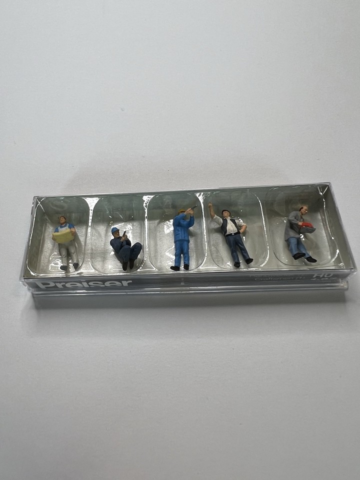 Preiser HO Scale 10498 Craftsmen (1), NIB | eBay