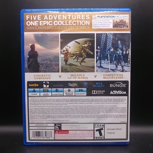 Destiny: The Collection (Sony PlayStation 4, 2016) CIB VG Complete | eBay