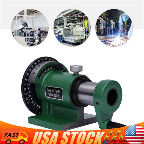 5C SPIN INDEXING FIXTURE W/ HARDINGE 5C COLLET Indexing Head Jigs ...