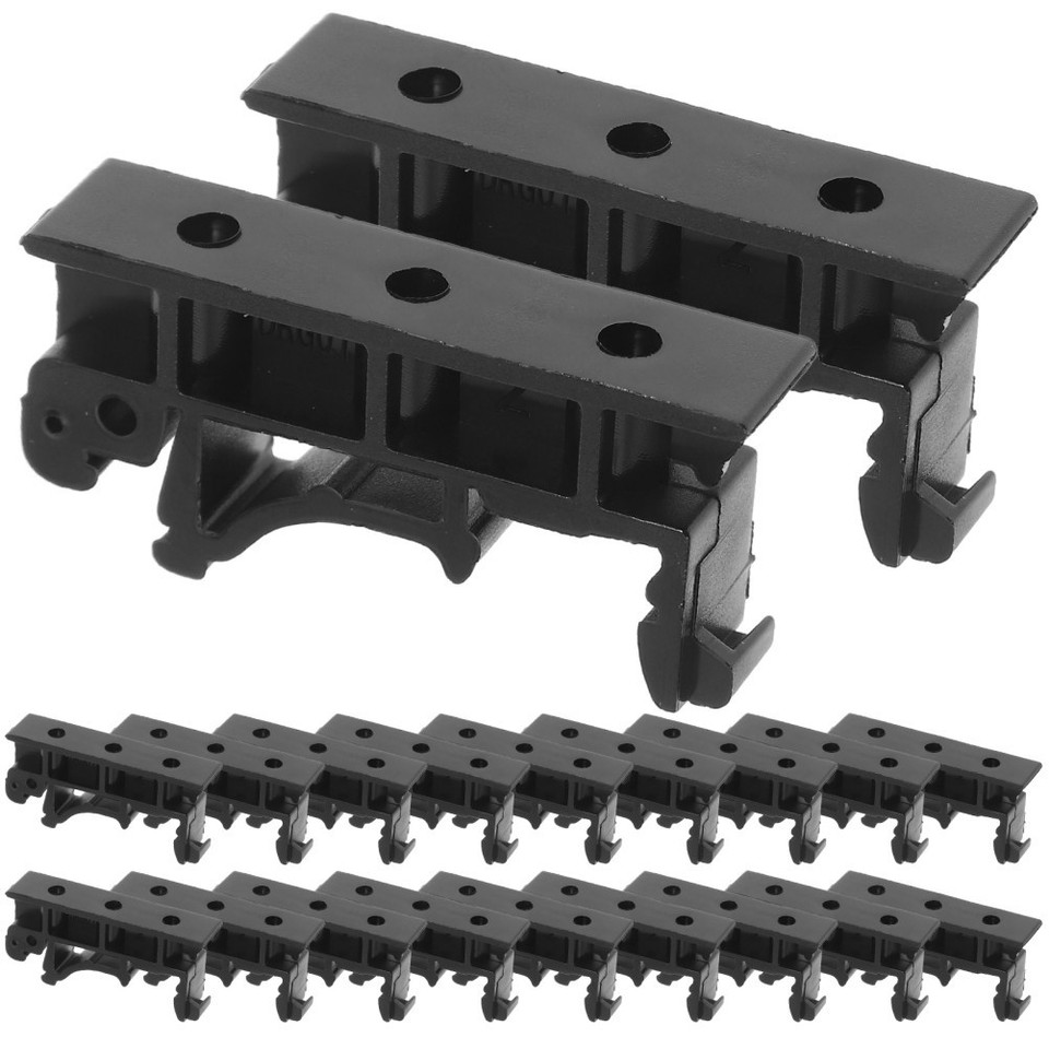 1 Set Of Pcb Mounting Brackets Mounting Brackets Din Rail Holder ...