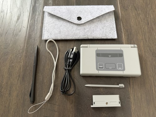 Nintendo DS Lite W/ NEW eXtremeRate SNES Gray Shell *READ DESCRIPTION ...