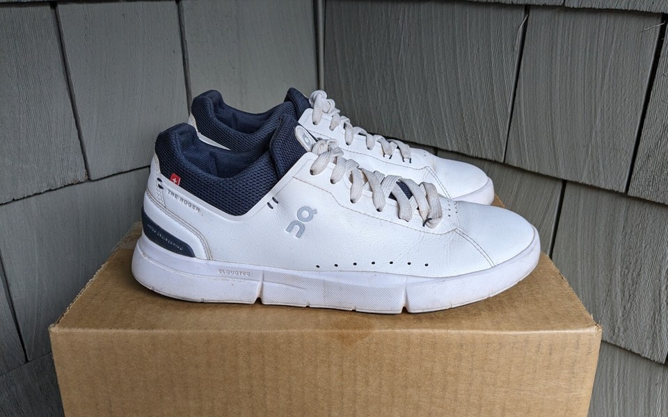 On Cloud Roger Shoes Women’s White/Blue Size 8.5 | eBay