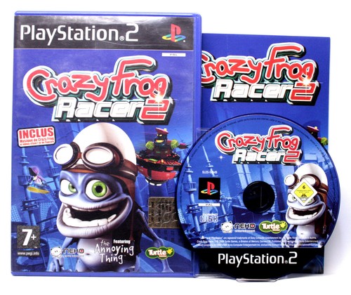 CRAZY FROG RACER 2 PS2 GIOCO USATO OTTIMO STATO ED. ITA SLES-54549 VBC ...