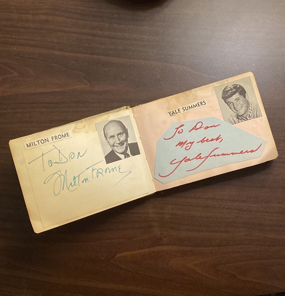Vintage Early 70’s Autograph Book 110 Celebrity Hand Signed Autographs ...